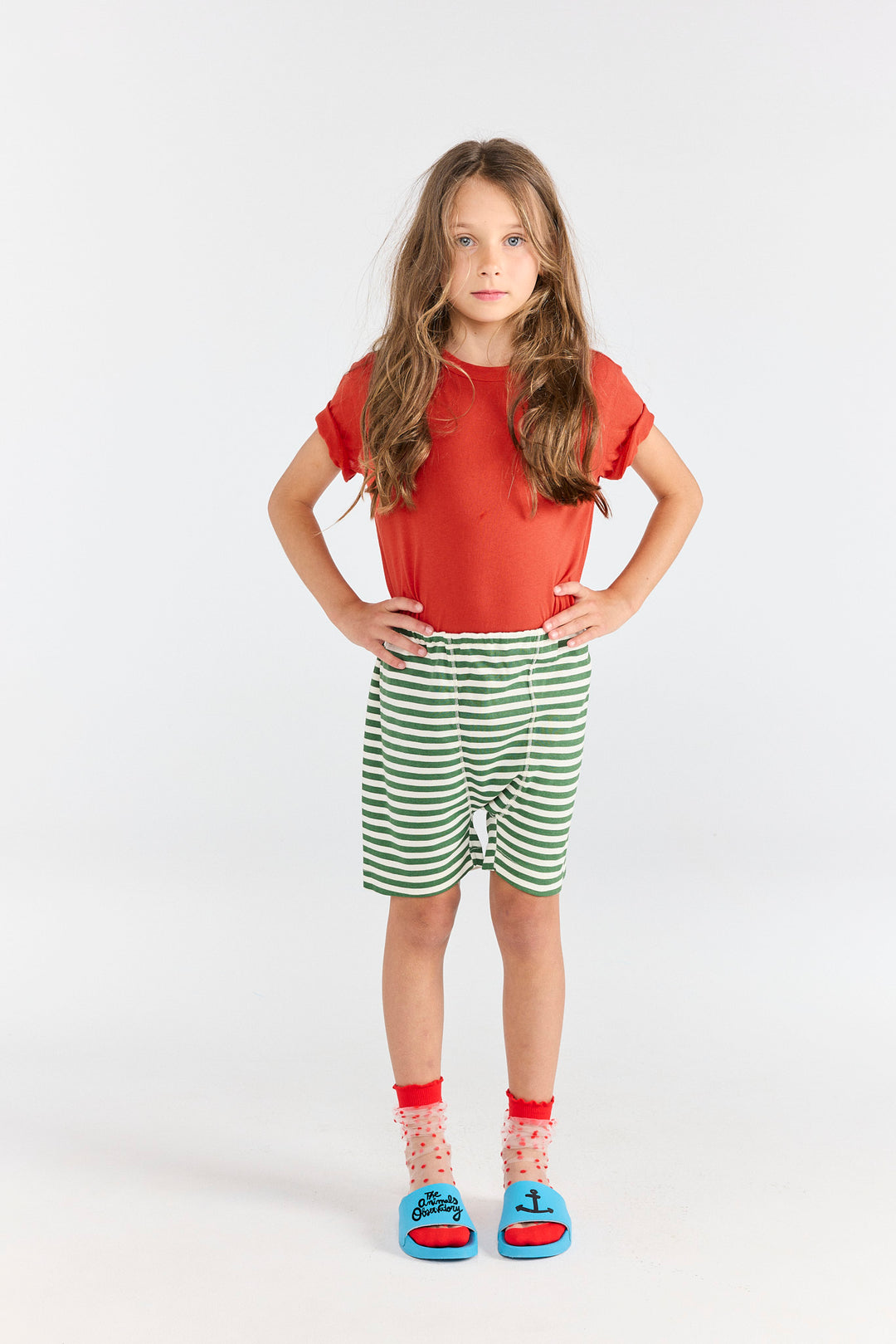 The Animals Observatory Rooster Kid T-Shirt, Red – Tinyapple