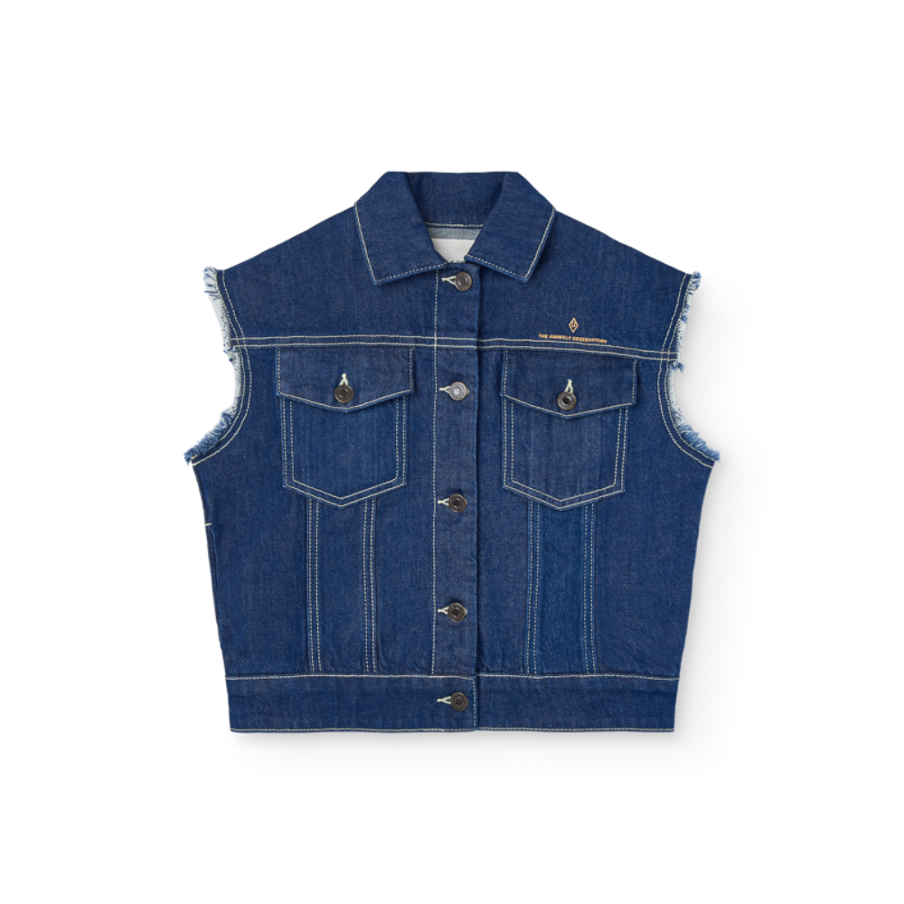 The Animals Observatory Hog Kid Vest, Blue – Tinyapple